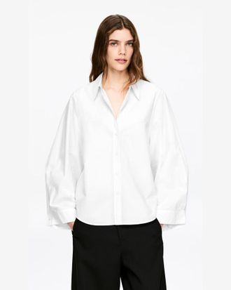 Arket Hemd Mit Weiten &Auml;rmeln -Wei&szlig;