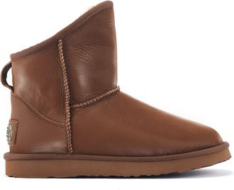 Australia Luxe Gem&uuml;tliche, extra kurze Whisky-Stiefeletten aus Satin