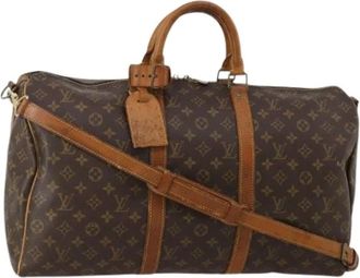 Louis Vuitton Pre-owned Keepall Bandouli&egrave;re 50 - Femme - Pre-owned - Brun - Taille: ONE Size