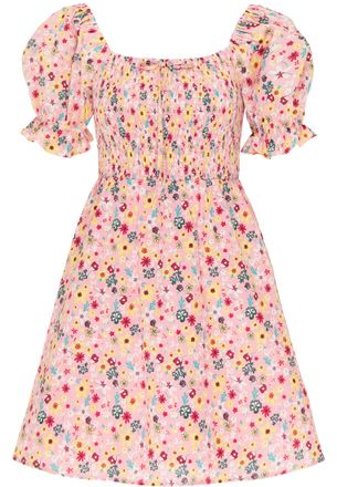 Mymo Sommerkleid Damen Rosa Mehrfarbig