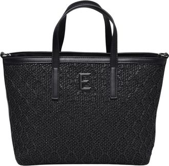 Ermanno Scervino Femme, Sacs, Noir, Taille: ONE Size Tote Terra Straw