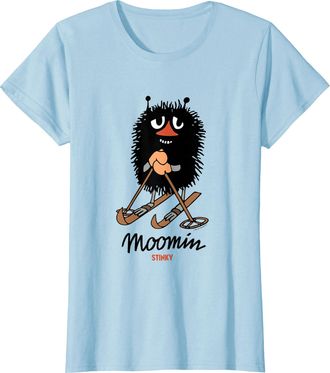 Moomin Mumin stinky auf Skiern T-Shirt