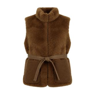 Duno Gilet sans manches - Femme - Vestes - Brun - Taille: 40 FR