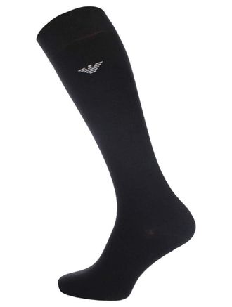 Emporio Armani Underwear Mens 2-Pack Long Socks, Onyx, TU