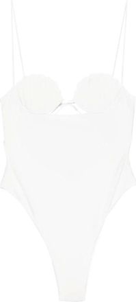 Os&eacute;ree Femme, Tops, Blanc, Taille: 38 FR Pearl Bridal Shell Maillot