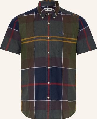 Barbour Kurzarm-Hemd Tailored Fit gruen