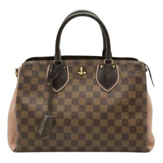 Louis Vuitton Pre-owned Sac &agrave; main vintage en toile Damier - Femme - Pre-owned - Brun - Taille: ONE Size