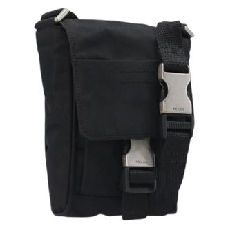 Prada Pre-owned Vintage Nylon Crossbody Bag - - Pre-owned - Damen - Schwarzk - ONE SIZE