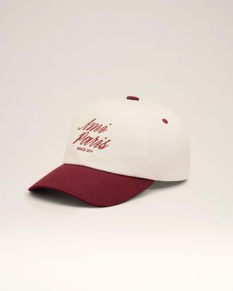 Ami Casquette Bicolore Rouge Et Blanche Ami Paris en Coton Blanc - TU - Unisex