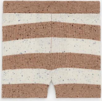 Arket Rippstrick-Shorts -Beige