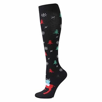 Generic Chaussettes Rigolotes Femme Funny Socks Chaussettes Imprim&eacute;es De No&euml;l Chaussettes Longues Tubes Id&eacute;ales Pour Les C&eacute;l&eacute;brations DHiver