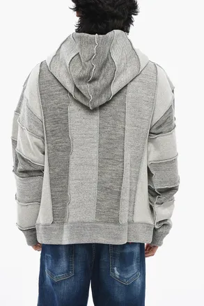 Dsquared2 MAGLIANO Cotton And Wool Hooded Sweatshirt With Zip Closure Dsquared2