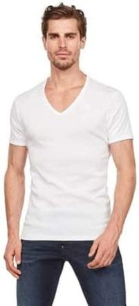G-Star Herren Base T-Shirt 2 Pack, Weiß (White D07207-124-110), XS
