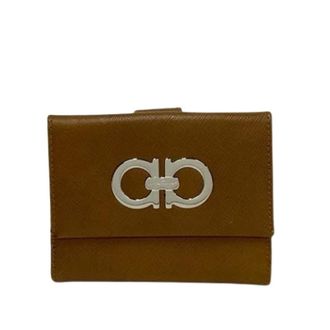 Ferragamo Portefeuille en cuir Pre-owned - Femme - Pre-owned - Brun - Taille: ONE Size