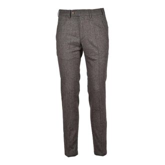 Digel Homme, Pantalons, Brun, Taille: 4XL Pantalon en mélange de laine et soie