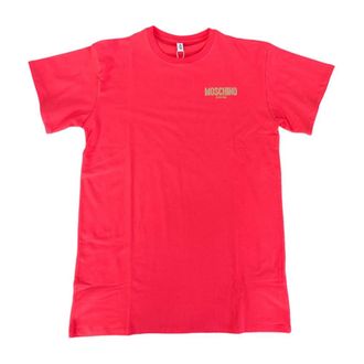 Moschino Kurzarm Baumwoll T-Shirt - - Tops - Damen - Rosa - XS