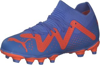Puma Jungen Unisex Kinder Future Match FG/AG JR Fussballschuh, Blue Glimmer White-Ultra ORANGE, 28 EU
