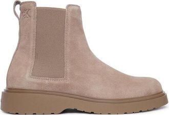 Calvin Klein Klassische Stiefeletten Combat Ess Chelsea Boot Su YM0YM01372 Dunkelbeige
