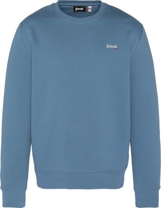 Schott NYC Unisex Swcasual1 Sweatshirt, blau, Large