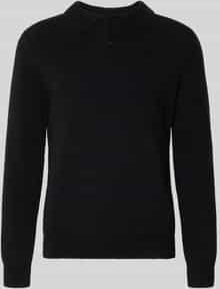 Forét Poloshirt mit gerippten Abschlüssen