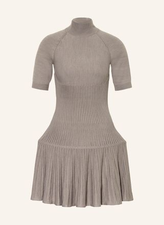 Alaia Ala&iuml;a Strickkleid beige