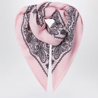 Destin Rosafarbenes Judy Bandana-Tuch aus Wolle