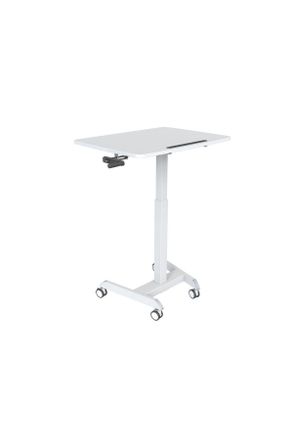 Boxxx Laptoptisch, Wei&szlig;, Metall, Holzwerkstoff, rechteckig, eckig, 60x80-130x80 cm, h&ouml;henverstellbar, Arbeitszimmer, Schreibtische, Computertische