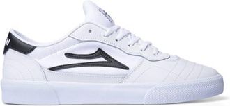 Lakai Chaussures de skateboard basses Cambridge pour homme, Cuir blanc 2025, 42 EU