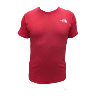 The North Face Homme, Tops, Rouge, Taille: 3XL T-Shirt Logo en Coton