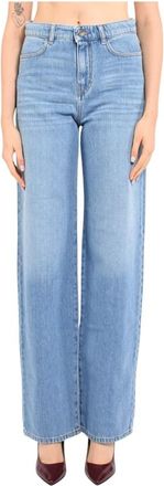 Max Mara Femme, Jeans, Bleu, Taille: 42 FR Wide Jeans