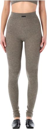 Fear of God Femme, Pantalons, Gris, Taille: 40 FR Waffle Legging