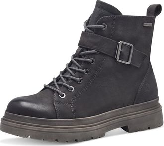 Tamaris COMFORT Damen Winterstiefeletten zum Schnüren Gefüttert Wasserabweisend, Grau (Anthracite), 40 EU