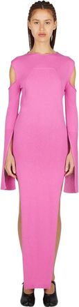 Rick Owens Femme, Robes, Rose, Taille: 36 FR Cut Out Knit Dress