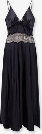 Mes Demoiselles... Cecile viscose dress with lace inserts - MES DEMOISELLES - gender_Woman