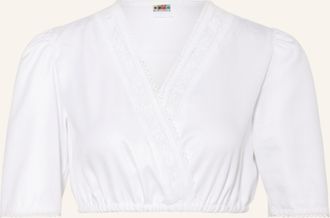 Berwin & Wolff Berwin & Wolff Dirndlbluse Mit Spitze weiss