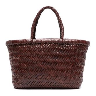 Dragon Diffusion Mini Flat Gora Basket - - Bags - Damen - Braun - ONE SIZE