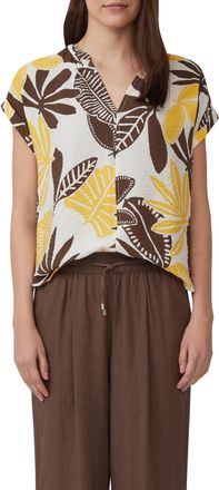 s.Oliver Strukturierte Bluse mit Raff-Details