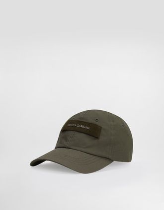 Dolce & Gabbana Ripstop Baseball Cap - Mann H&uuml;te Und Handschuhe Green 57