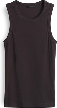 OPUS Damen Top | ILESSO Slim aus BCI Cotton Mix Midnight Brown, 40