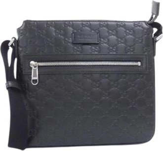 Gucci Sac bandouli&egrave;re vintage doccasion - Femme - Pre-owned - Noir - Taille: ONE Size