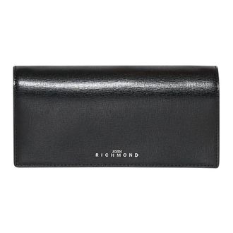 John Richmond Lange Geldb&ouml;rse mit dekorativem Detail - - Accessories - Damen - Schwarzk - ONE SIZE