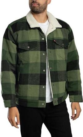 Levi's Homme Veste &Agrave; Carreaux Coupe D&eacute;contract&eacute;e, Laredo, S