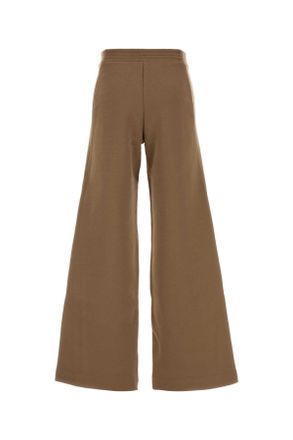 Max Mara Womens Camel Cotton Ifrem Joggers Cammello Exterior: Pantaloni Trousers