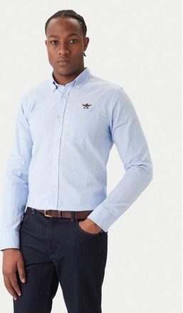 Aeronautica Aeronautica Militare Hemd 252CA1277UCT03532 Himmelblau Regular Fit