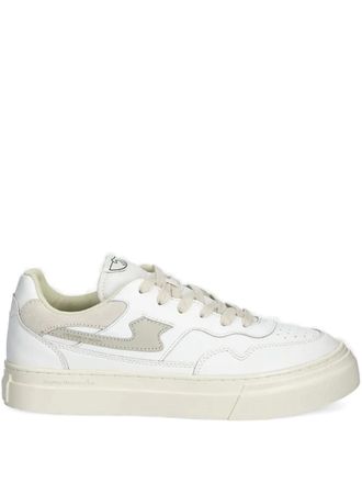 Stepney Workers Club baskets Pearl S-Strike en daim - Blanc
