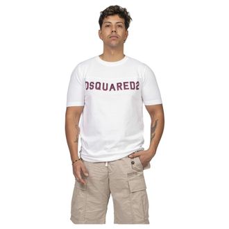 Dsquared2 Herren, Oberteile, Wei&szlig;, MGr&ouml;&szlig;e