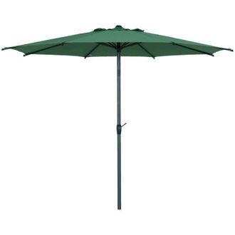 Hesperide Parasol droit rond inclinable Loompa 3m vert olive - Hesp&eacute;ride