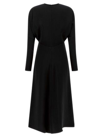 Victoria Beckham Dolman Sleeve Dress - Black
