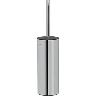 Tiger Noon Toilettenbürste freistehend, WC-Bürste aus verchromtem Edelstahl, hygienisch dank herausnehmbaren Einsatz und Deckel, B x H x T: 8,9 x 38,3 x 8,9