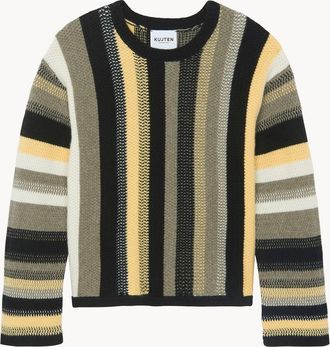 Kujten Pull col rond manches longues cachemire - Pull Cass